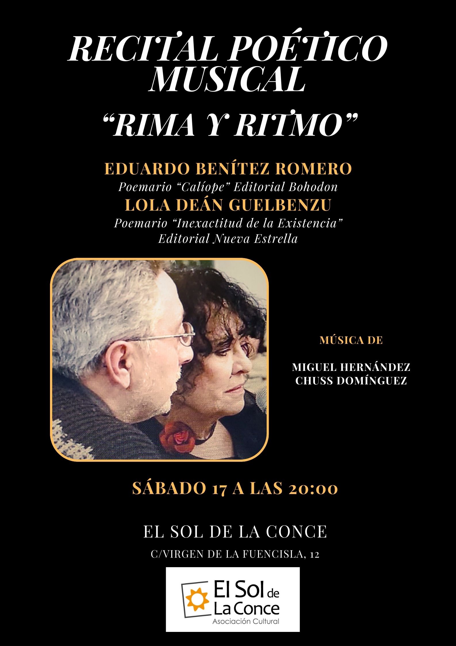 Recital poético musical: “RIMA Y RITMO” | Asociación Cultural